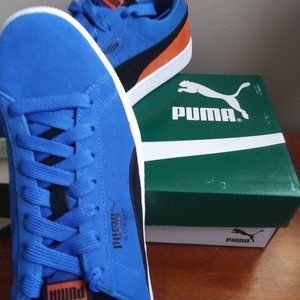 Puma | Shoes | New Puma Suede Classic Strong Blue Firecracker Sneakers ...